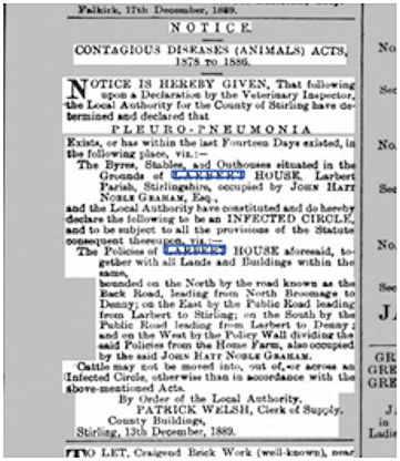 Larbert House – Falkirk Local History Society